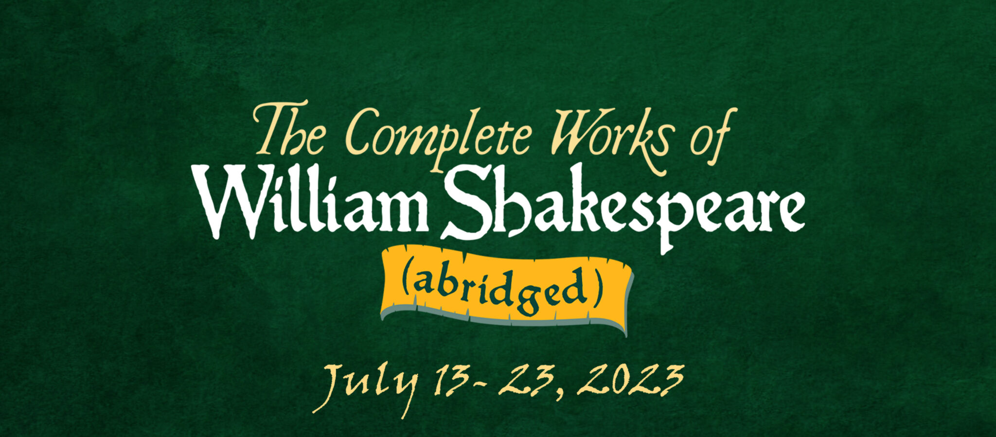 The Complete Works of William Shakespeare (abridged) - SLOC